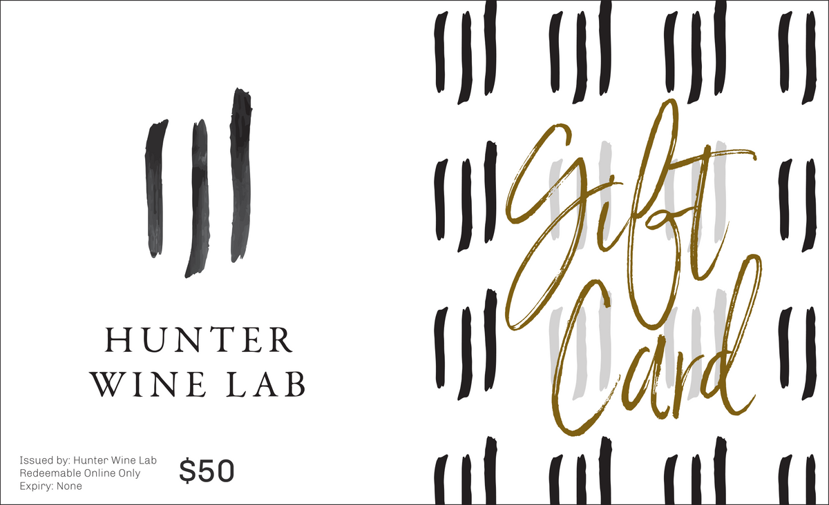 Gift Cards | Approachable, affordable wines | Hunter Wine Lab